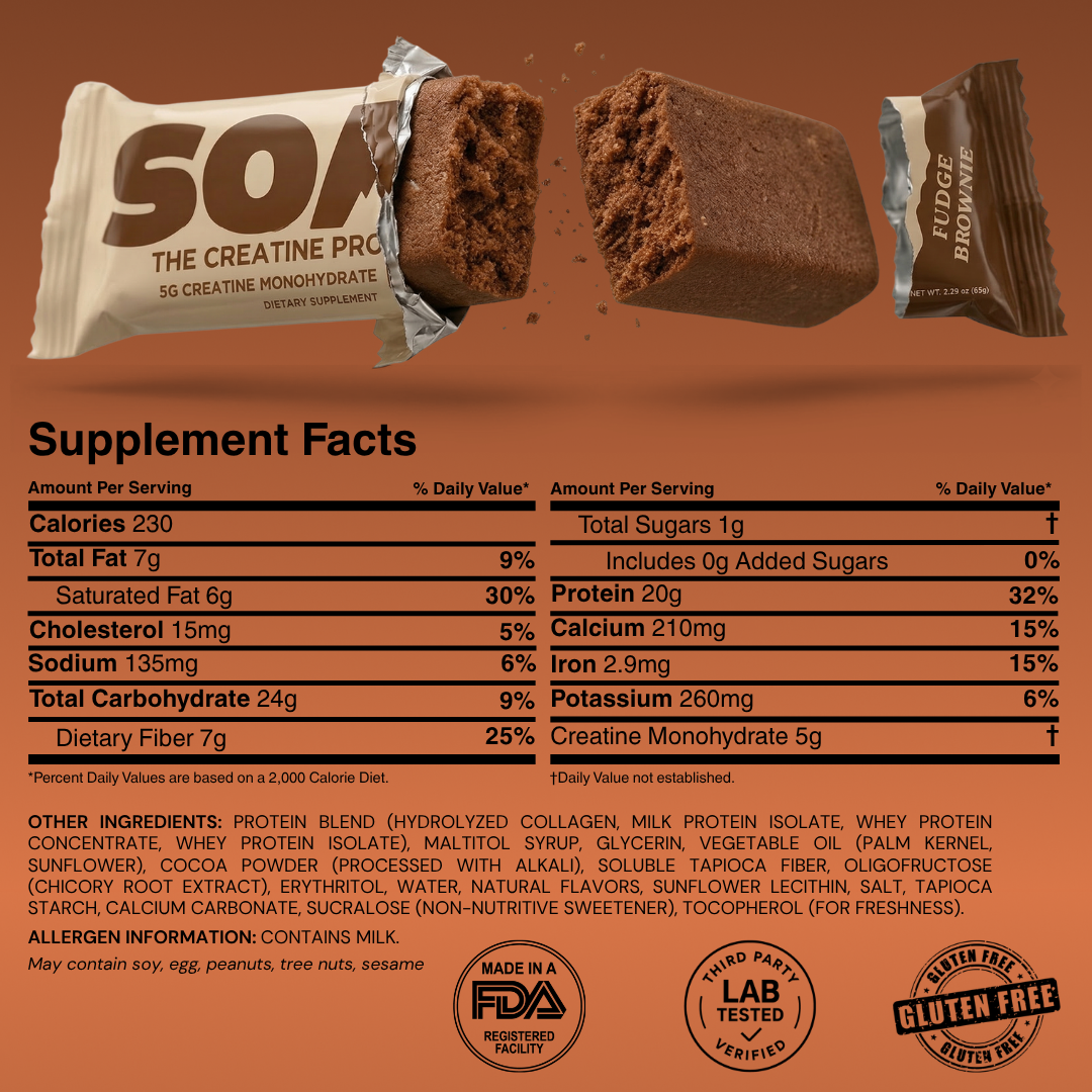 Soar | The Creatine Protein Bar